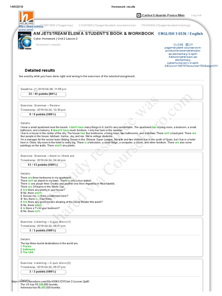 This Study Resource Was: Am Jetstream Elem A Student'S Book & Workbook | PDF | Interior Design ...