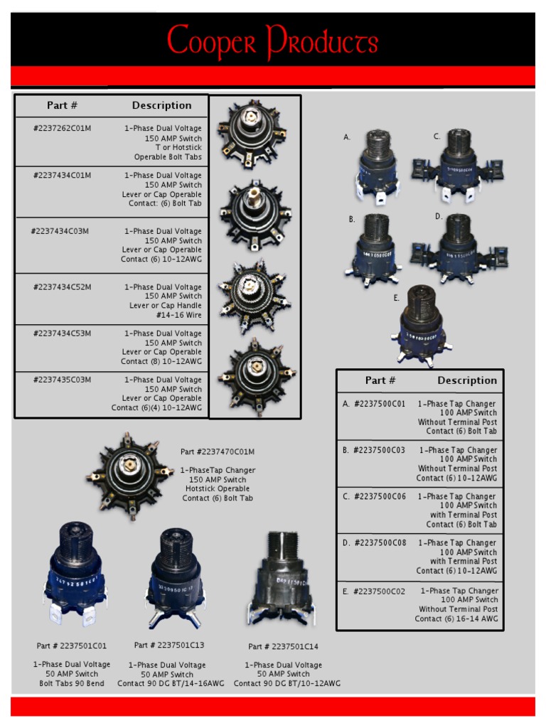 Cooper-Products BAY ON NET | PDF | Switch | Fuse (Electrical)