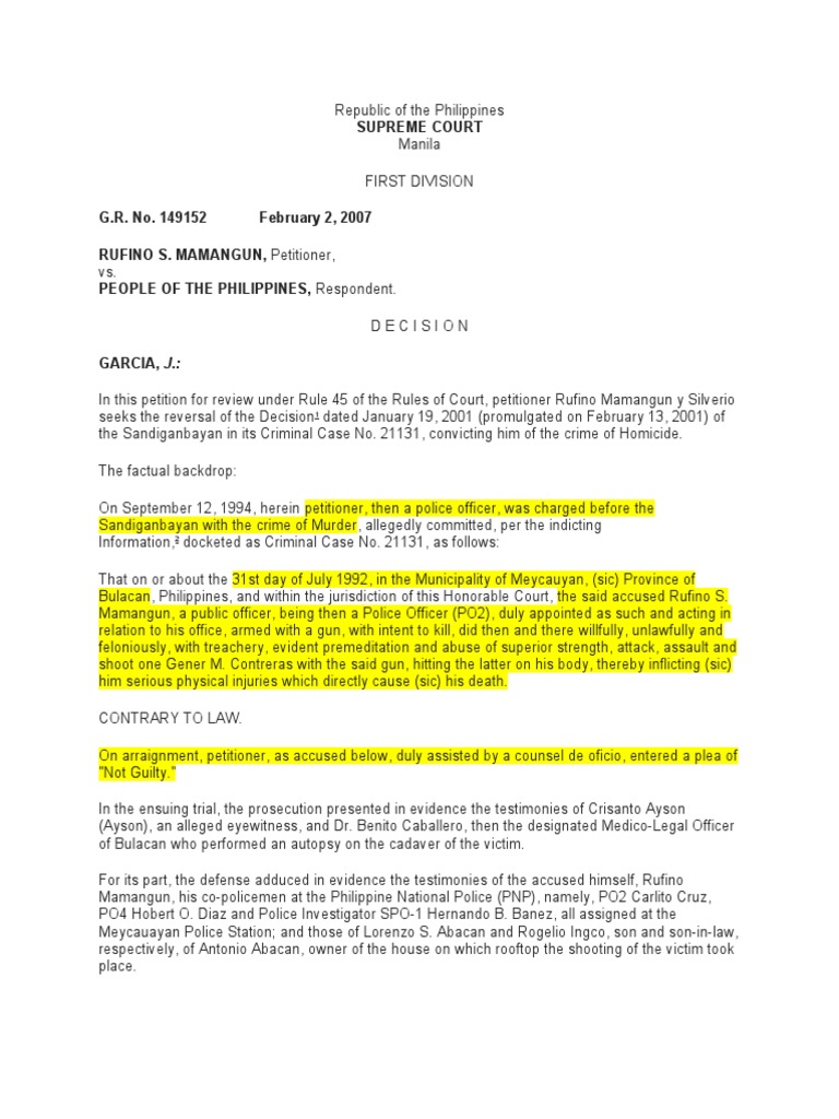 Crim Review Cases | PDF | Murder | Witness