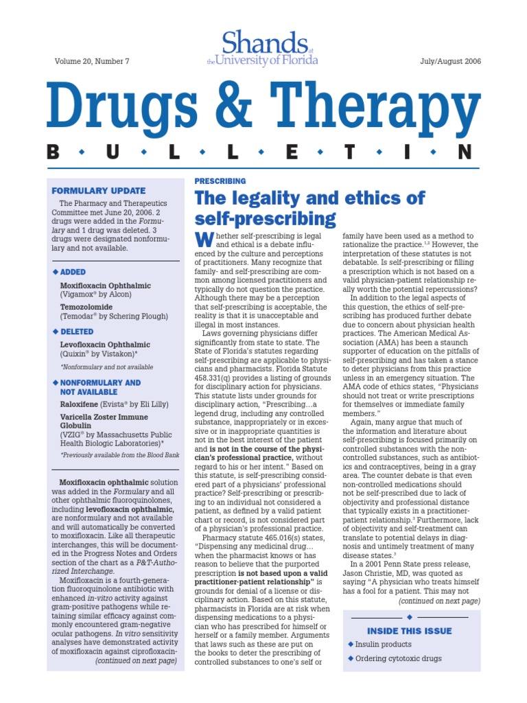 Drugs & Therapy: B U L L E T I N | PDF | Chemotherapy | Medical ...
