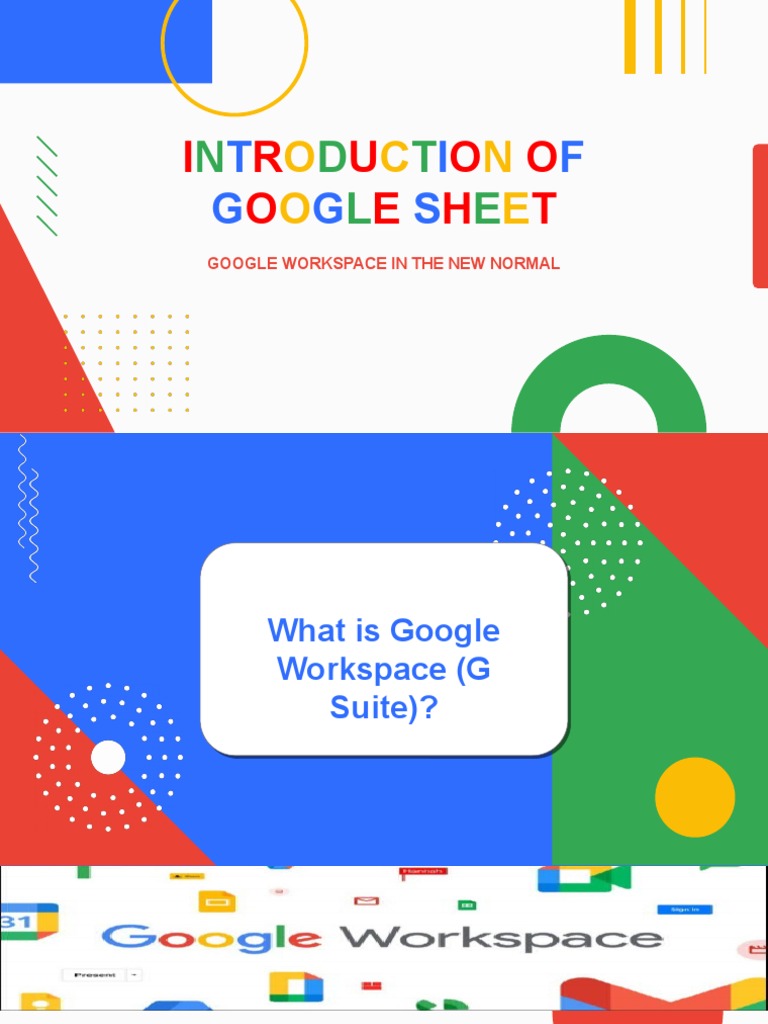 Introduction To Google Sheet | PDF | Spreadsheet | Google