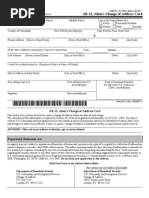 EOIR Change of Address Form Instructions | PDF | Federal Government Of ...