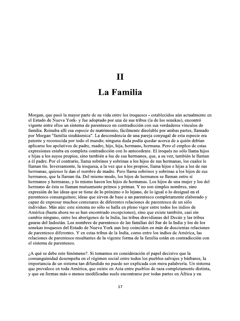 Antropología de La Evolución de La Familia Primitiva Hasta Grecia ...