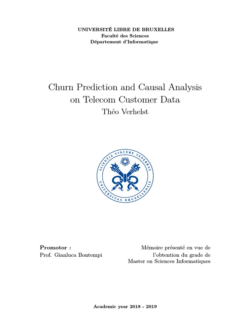 Churn Prediction and Causal Analysis On Telecom Customer Data | PDF | Machine Learning | Cognition
