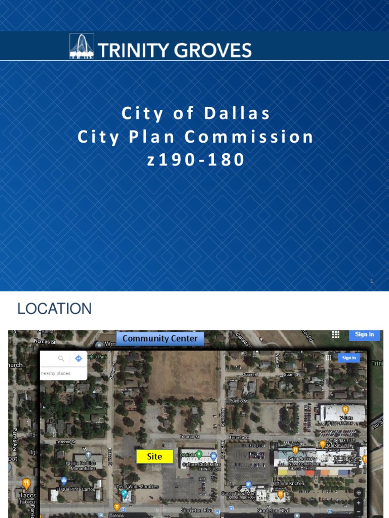 City of Dallas City Plan Commission Z 1 9 0 - 1 8 0 | Download Free PDF ...