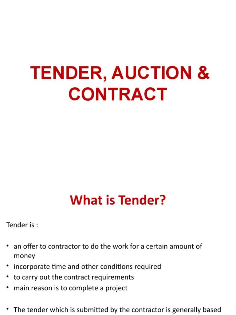 Chap 5 Tender 07112020 111636am | PDF | Auction | Microeconomics