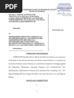 Personal Injury Auto Accident Complaint | PDF | Negligence | Damages