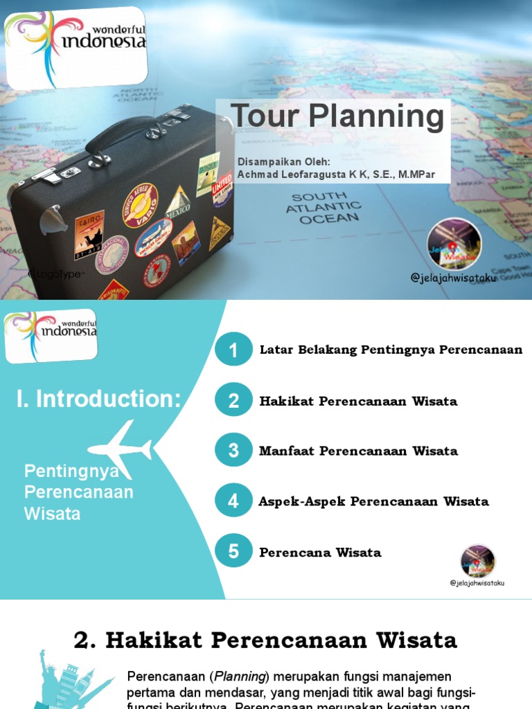 Pentingnya Perencanaan Wisata - Tour Planning - LEO | PDF