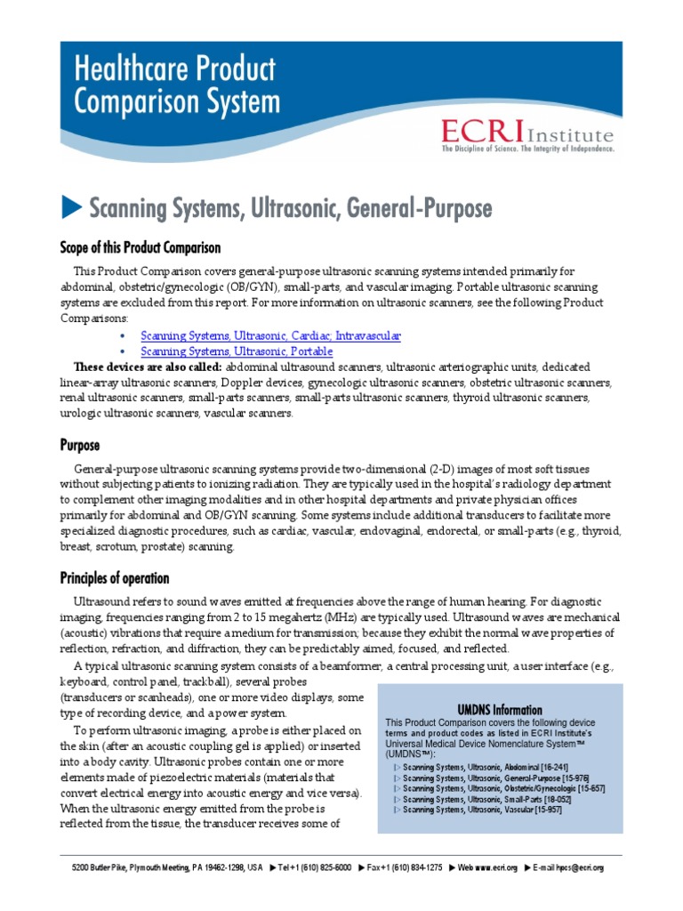 Ultasound System | PDF | Medical Ultrasound | Medical Imaging