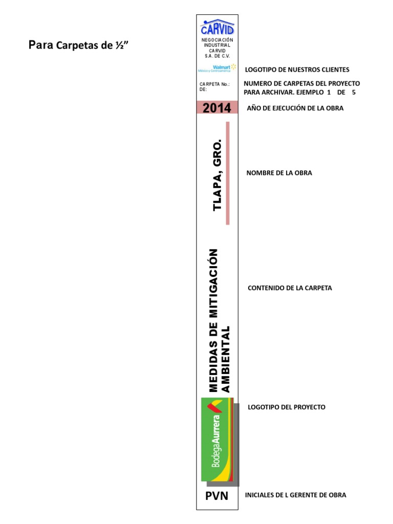 Formato-Lomos Carpetas | PDF
