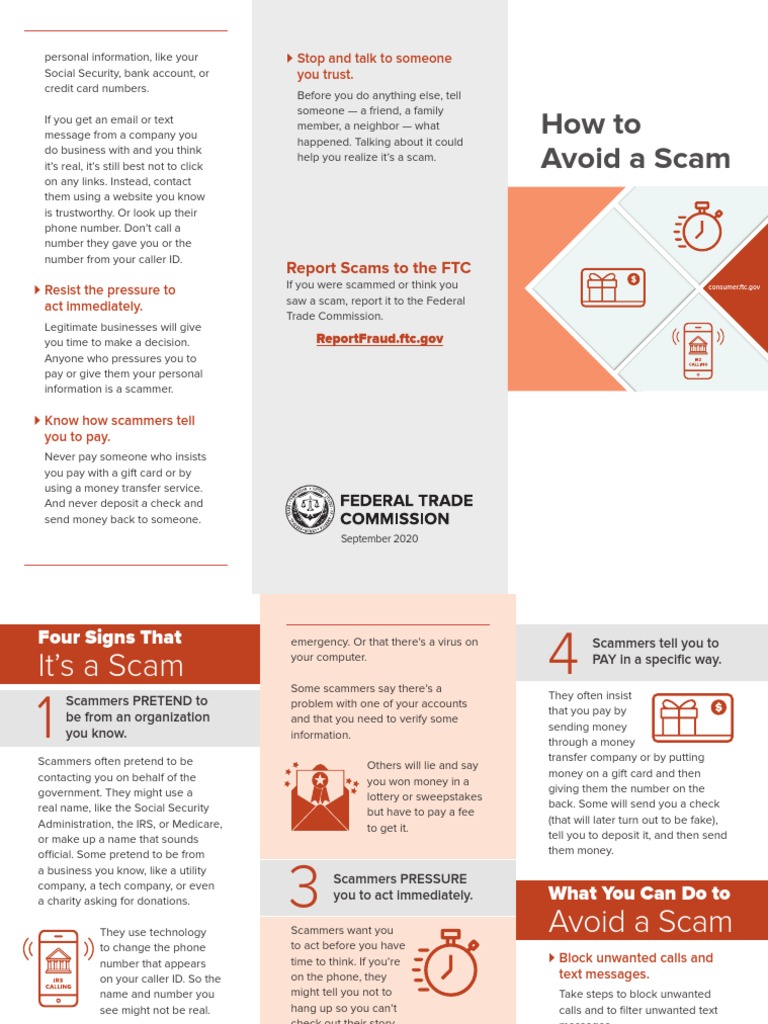 1009a How To Avoid A Scam | PDF | Spamming | Business