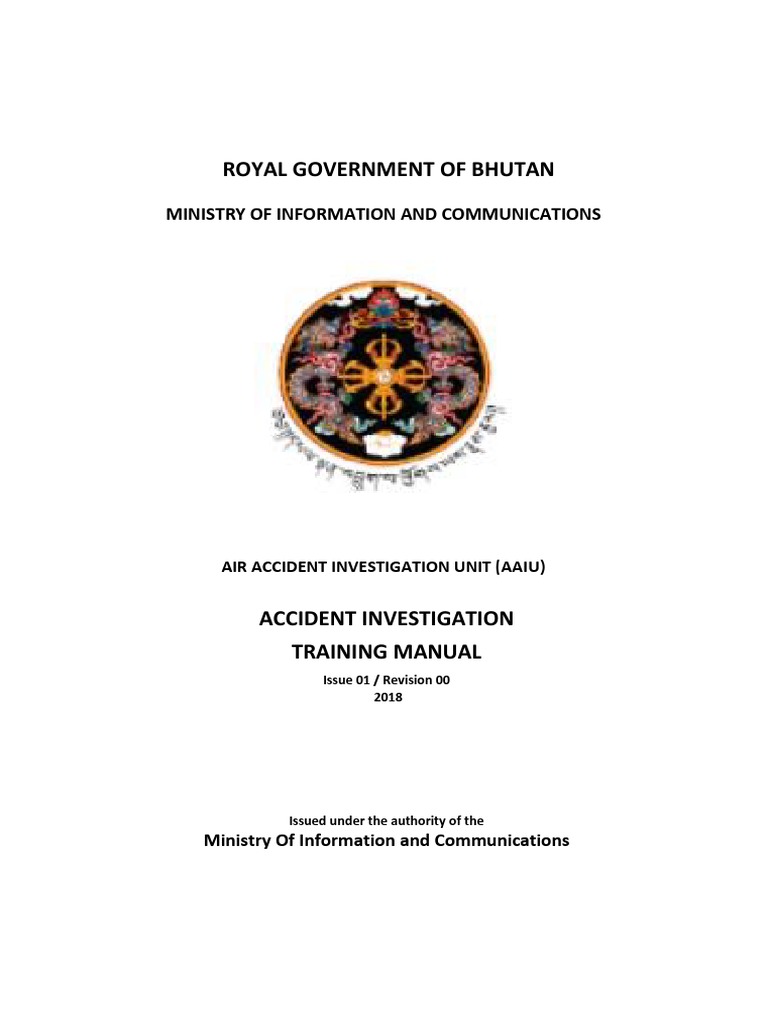 AAIU Accident Investigation Training Manual | PDF | Aviation Accidents ...