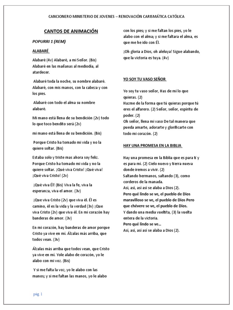 Cantos Misa Ordenado | PDF | Cristo (título) | espíritu Santo