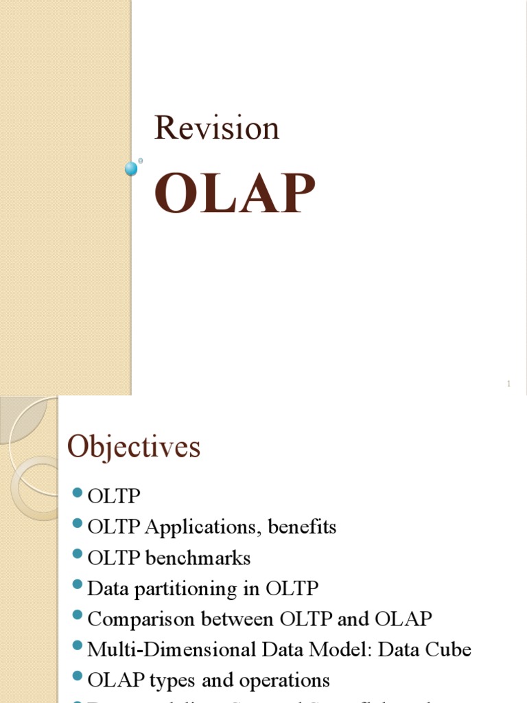 OLAP | PDF | Databases | Computer Data