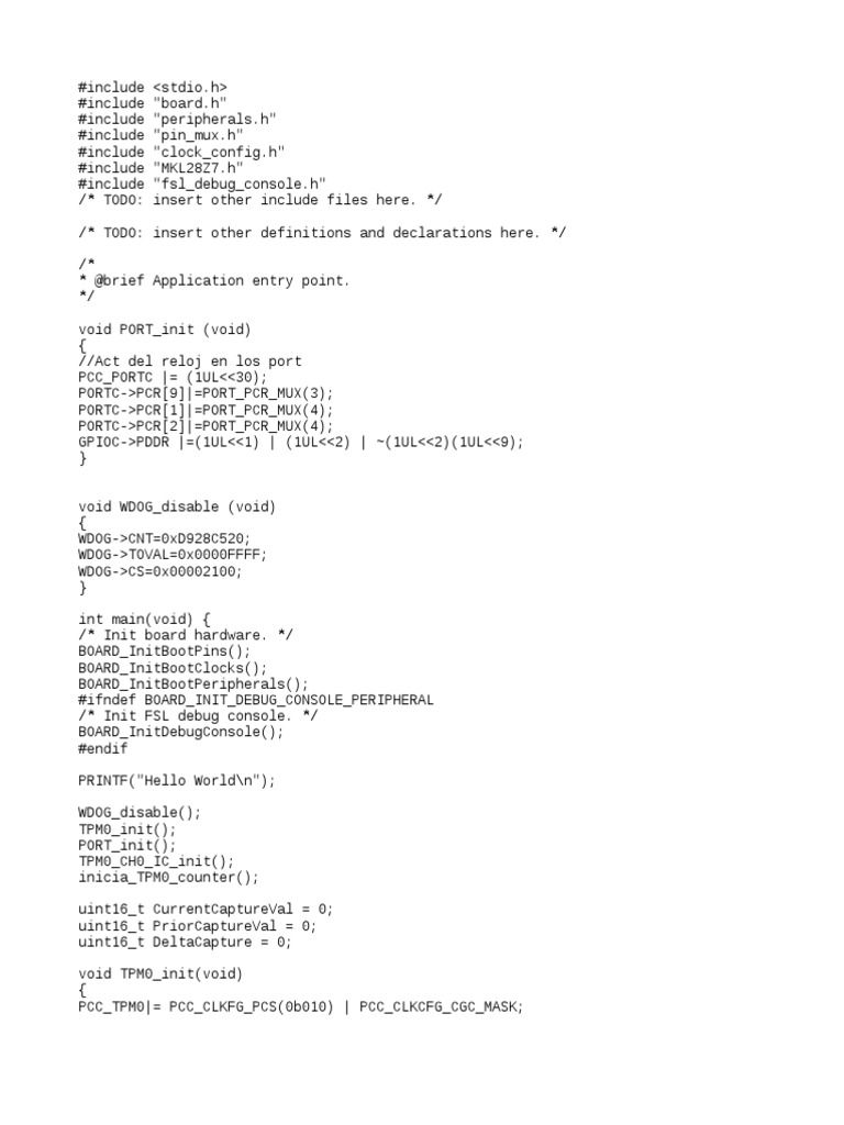 Input - Capture Mcu | PDF