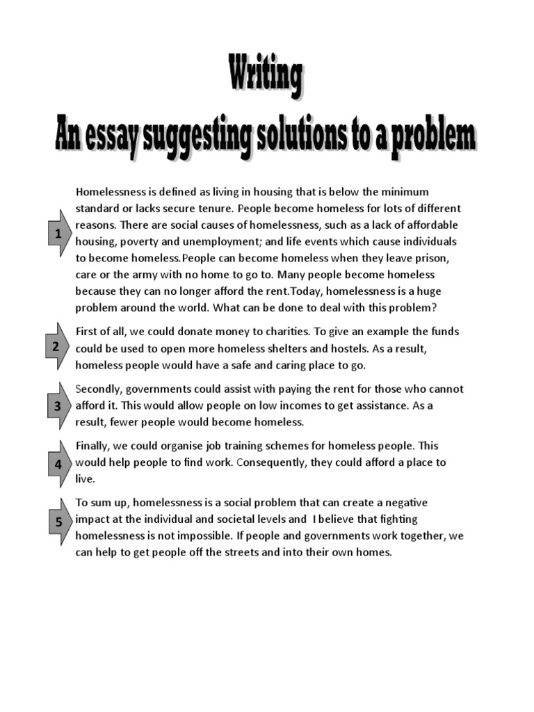 Homelessness Essay English | PDF