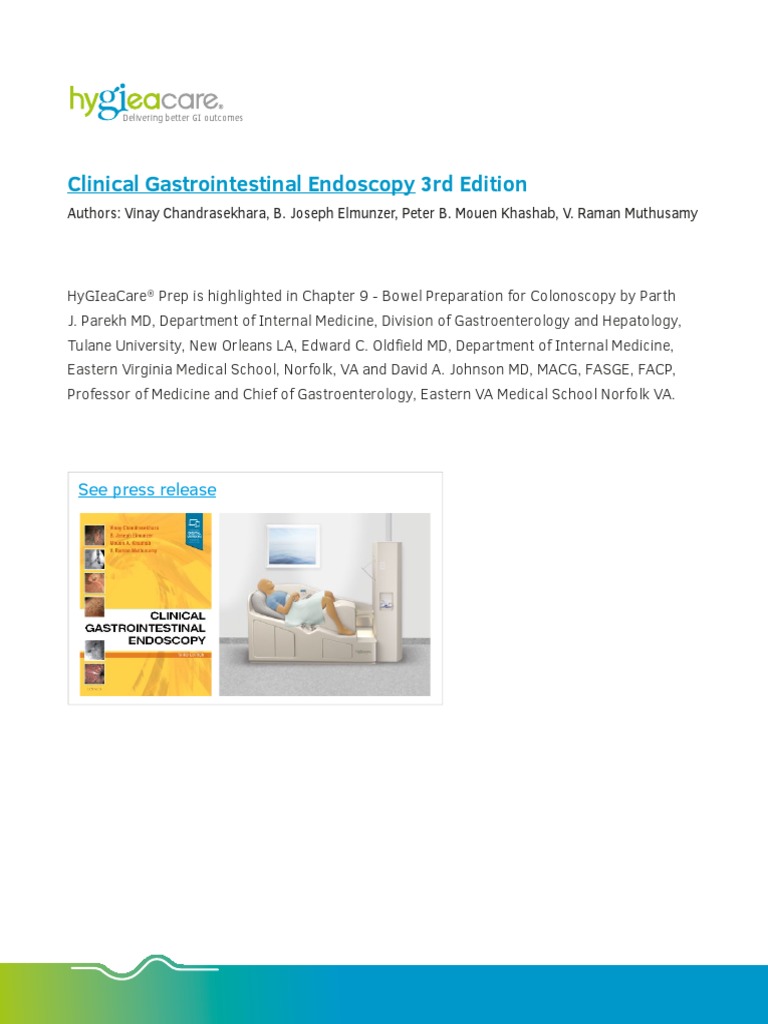 Clinical Gastrointestinal Endoscopy 3rd Edition: See Press Release | PDF