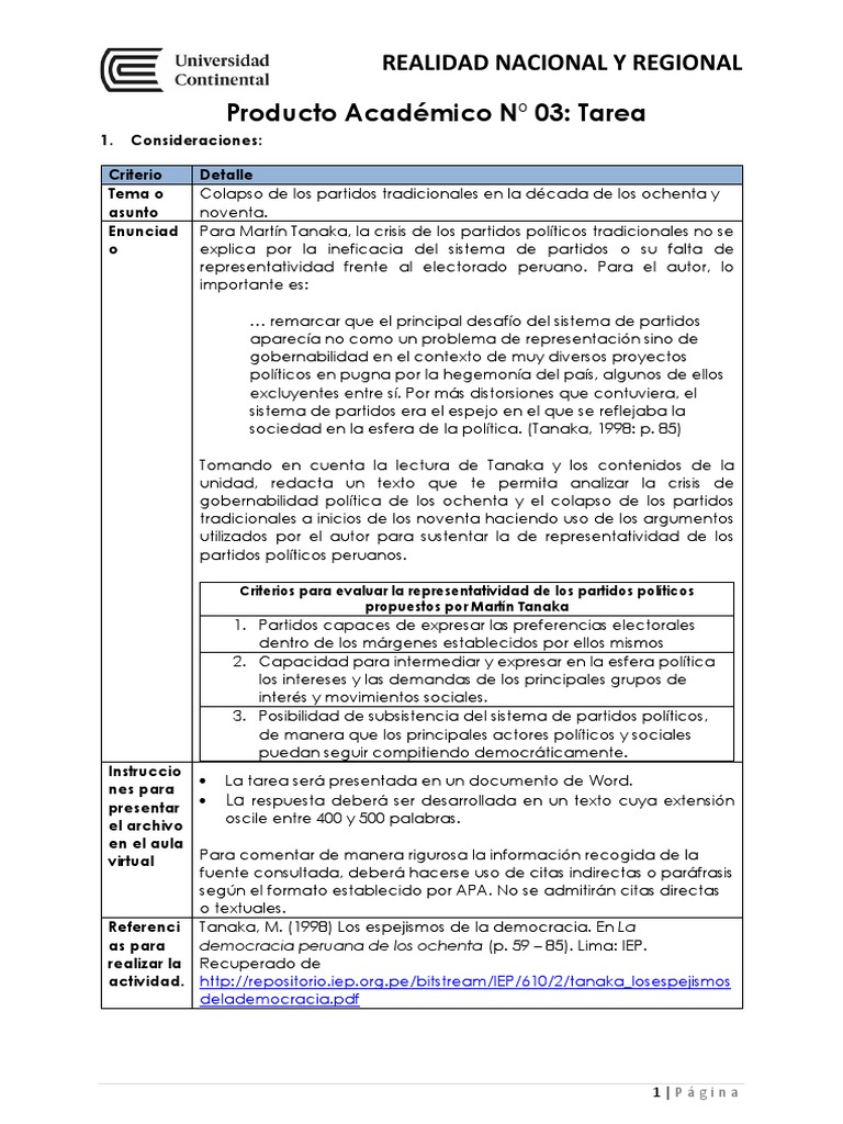 PA3 - Tarea | PDF | Gobierno | Elecciones