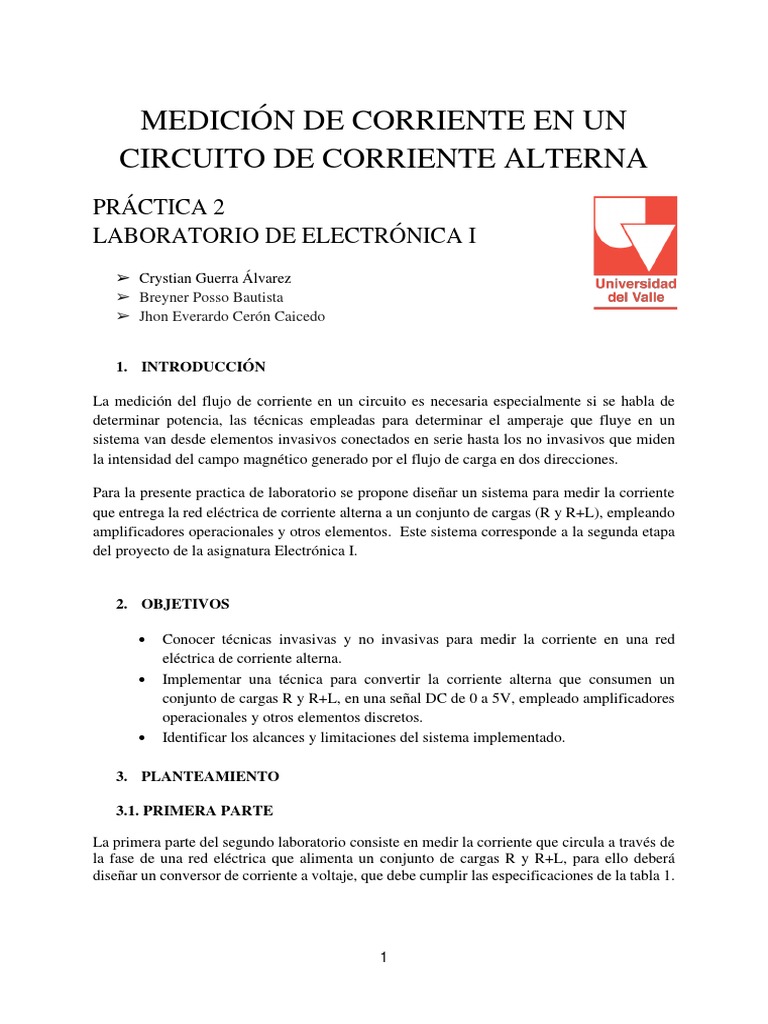 Medición Indirecta | PDF | Corriente eléctrica | voltaje
