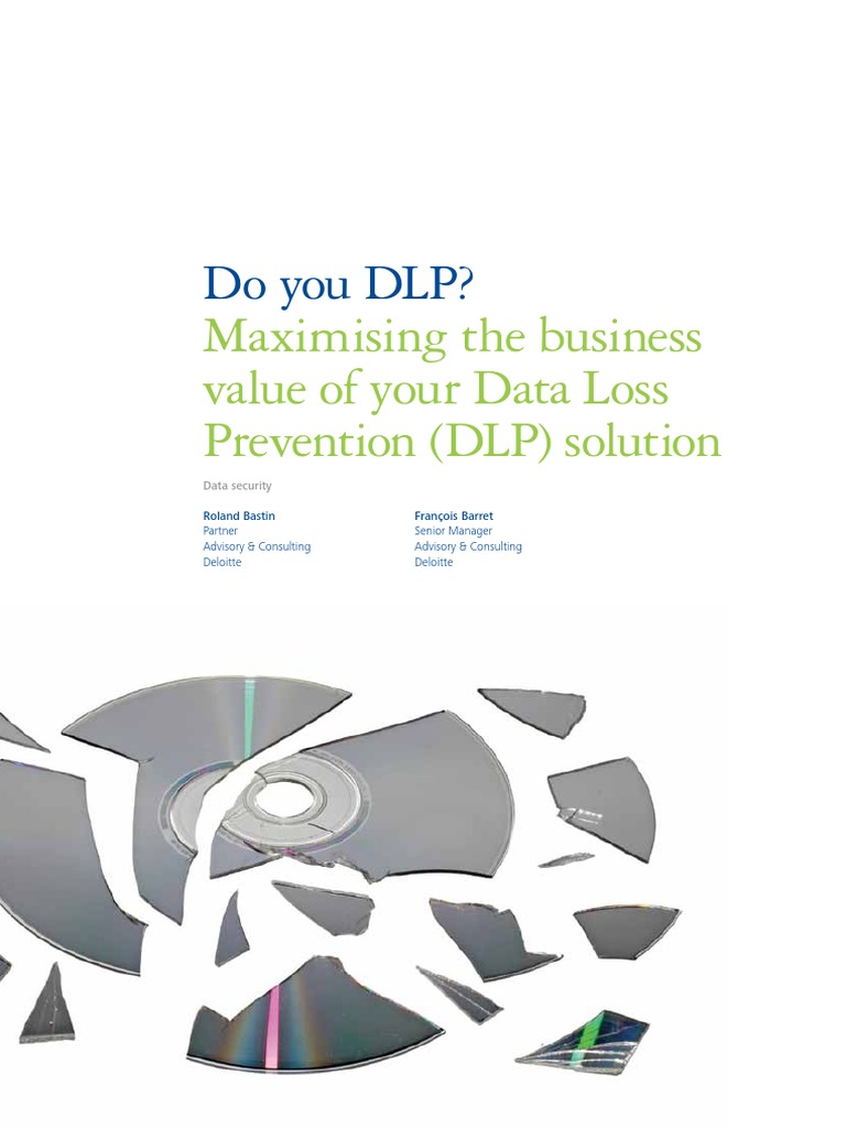 Do You DLP?: Maximising The Business Value of Your Data Loss Prevention ...