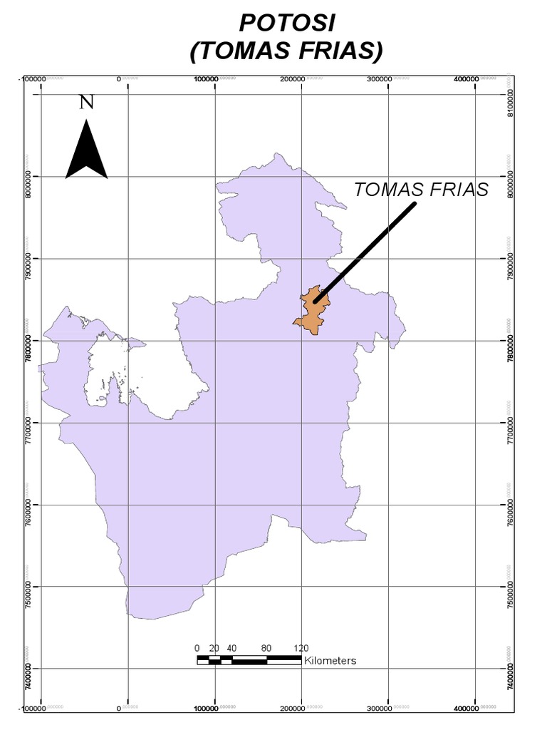 Mapa de Ubicacion Tomas Frias | PDF