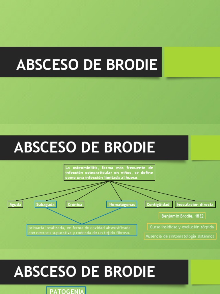Absceso Quiste de Brodie | PDF | Hueso | Biopsia