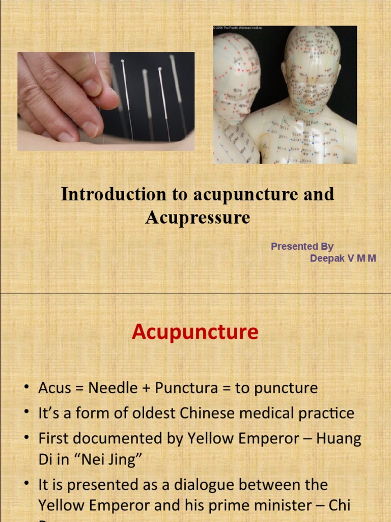 03 Introduction To Acupuncture & Acupressure | PDF | Rehabilitation ...