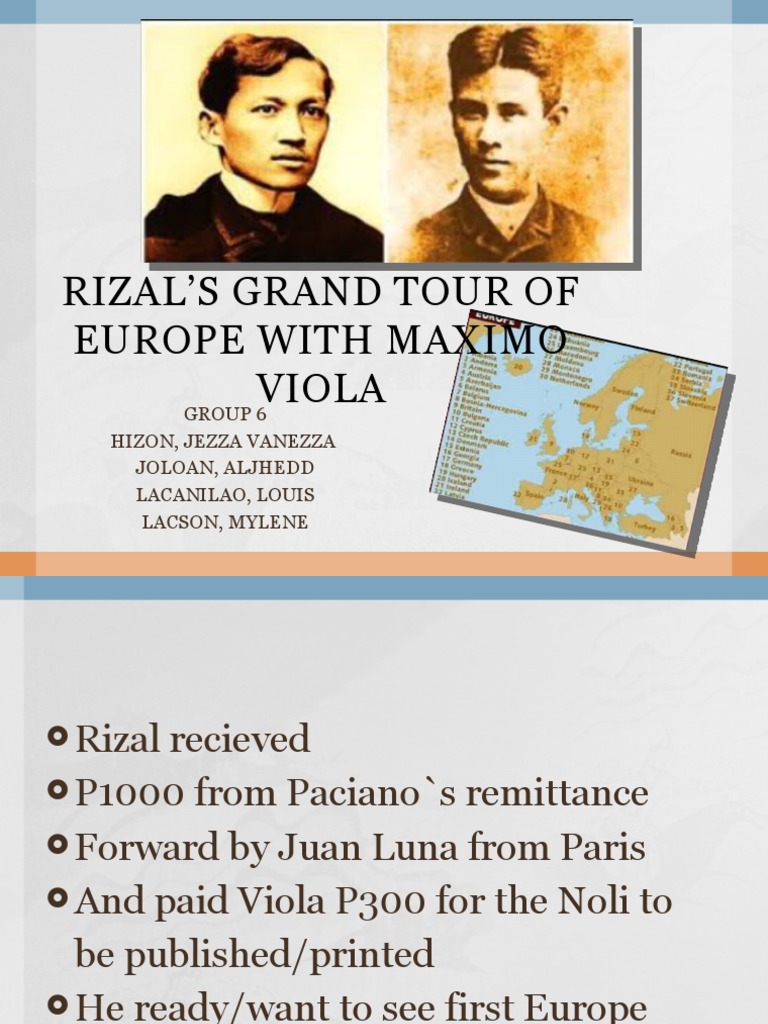 Rizals Grand Tour | PDF | Rome