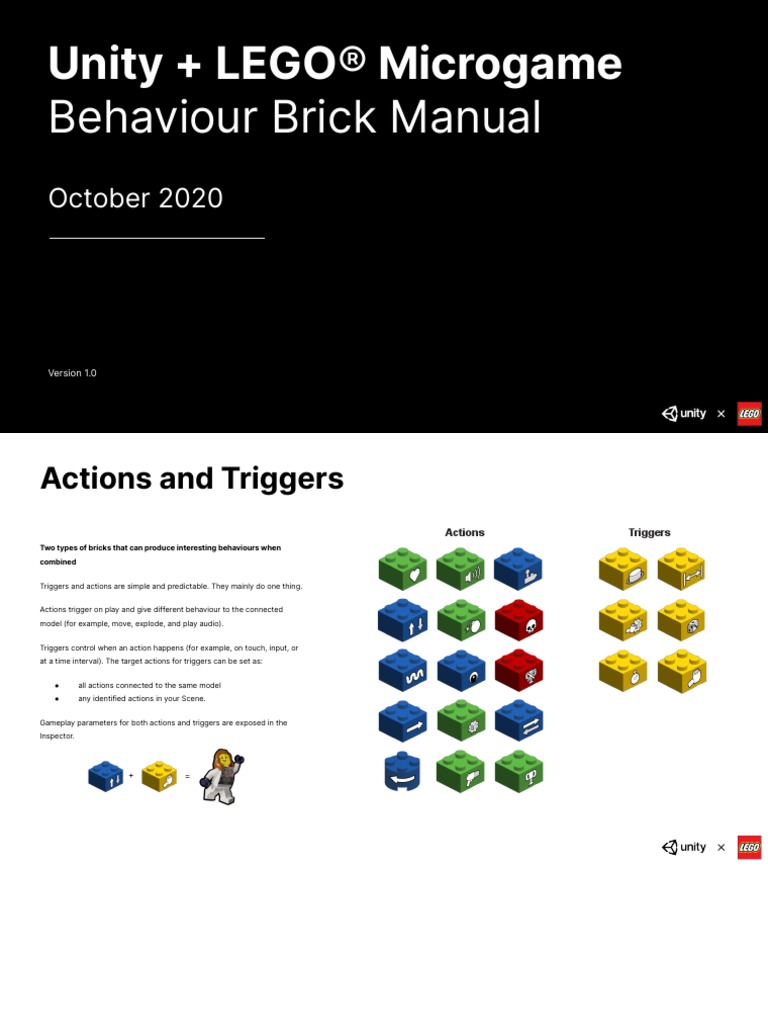LEGO® Microgame Behaviour Brick Guide | PDF | Computer Keyboard