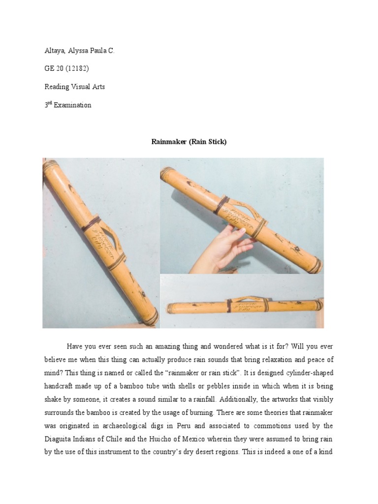 Benefits of the Rainmaker Instrument | PDF | Philosophy