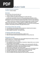 Toastmasters Evaluation Guide | PDF