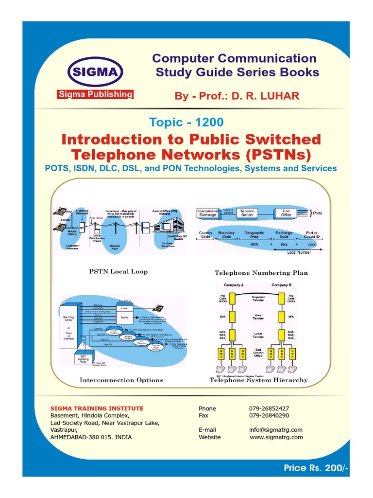Introduction To Public Switched Telephone Networks (PSTNS) : Computer ...