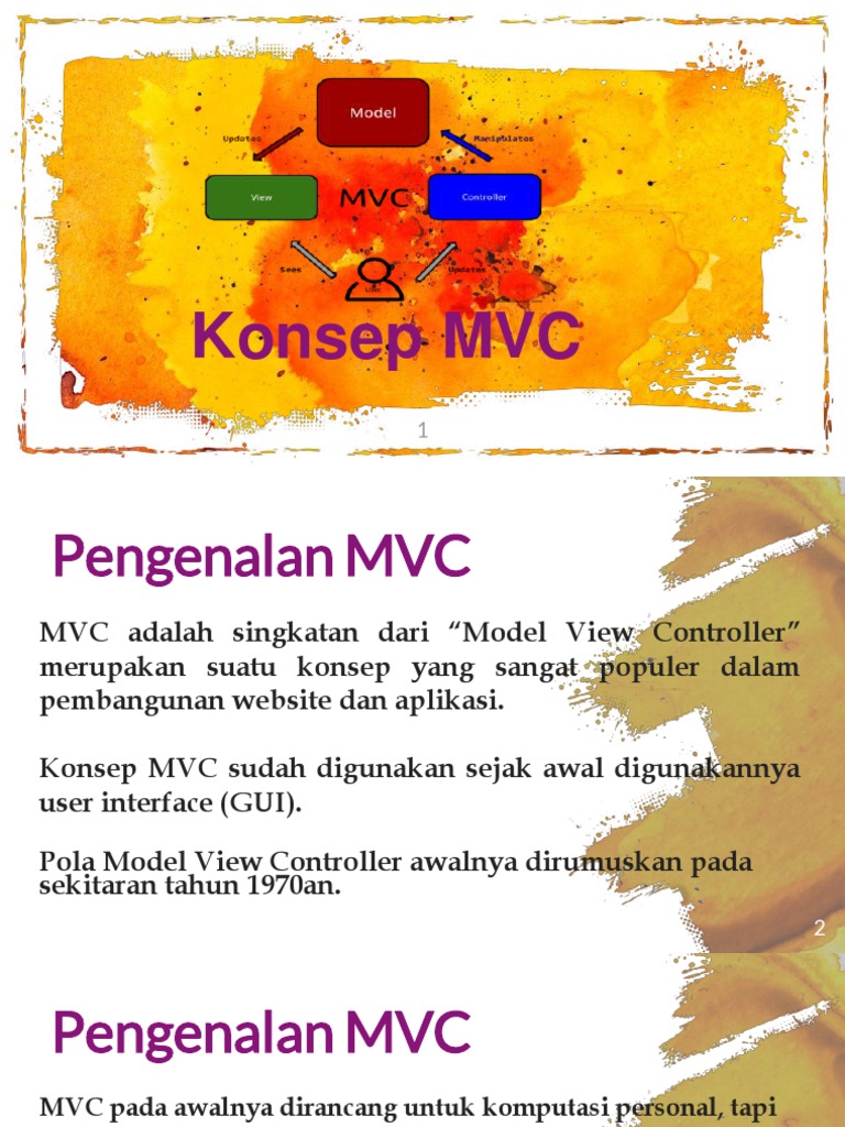Minggu 8 Materi MVC - 2 | PDF