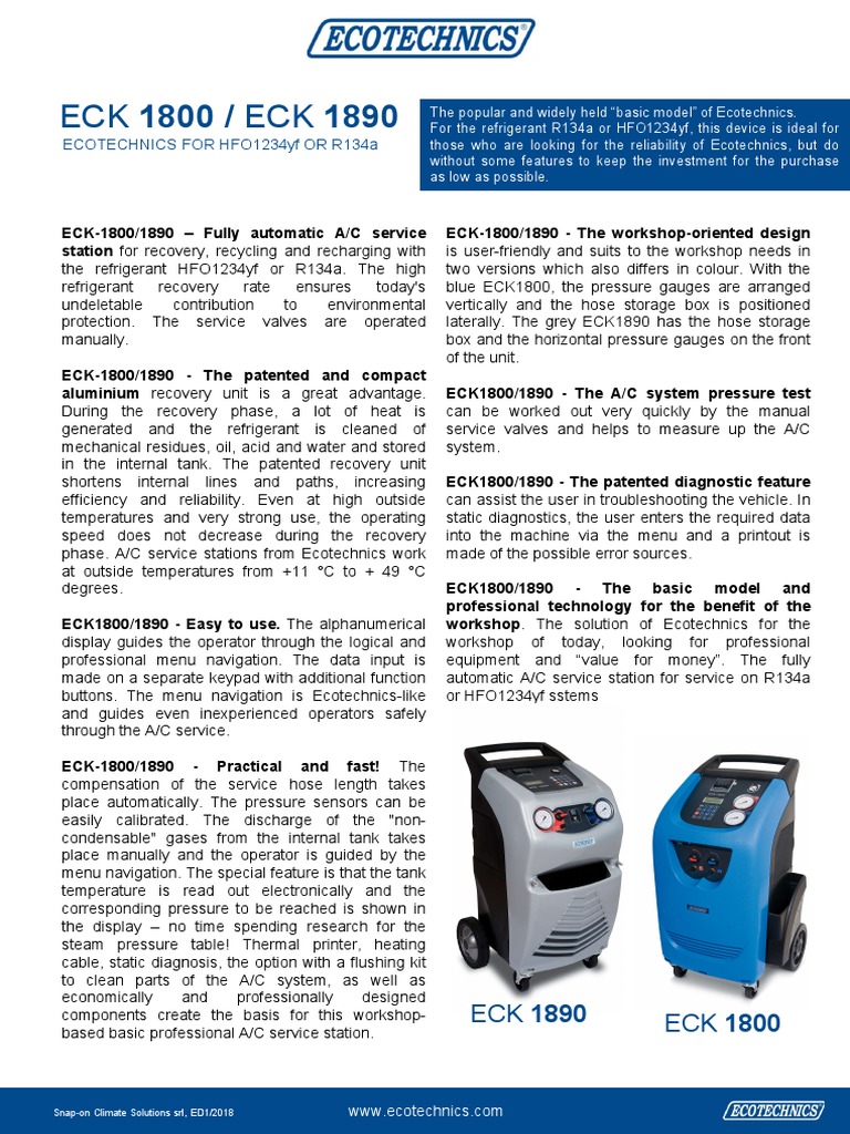 Eck 1800 1890 e | PDF | Air Conditioning | Pressure Measurement