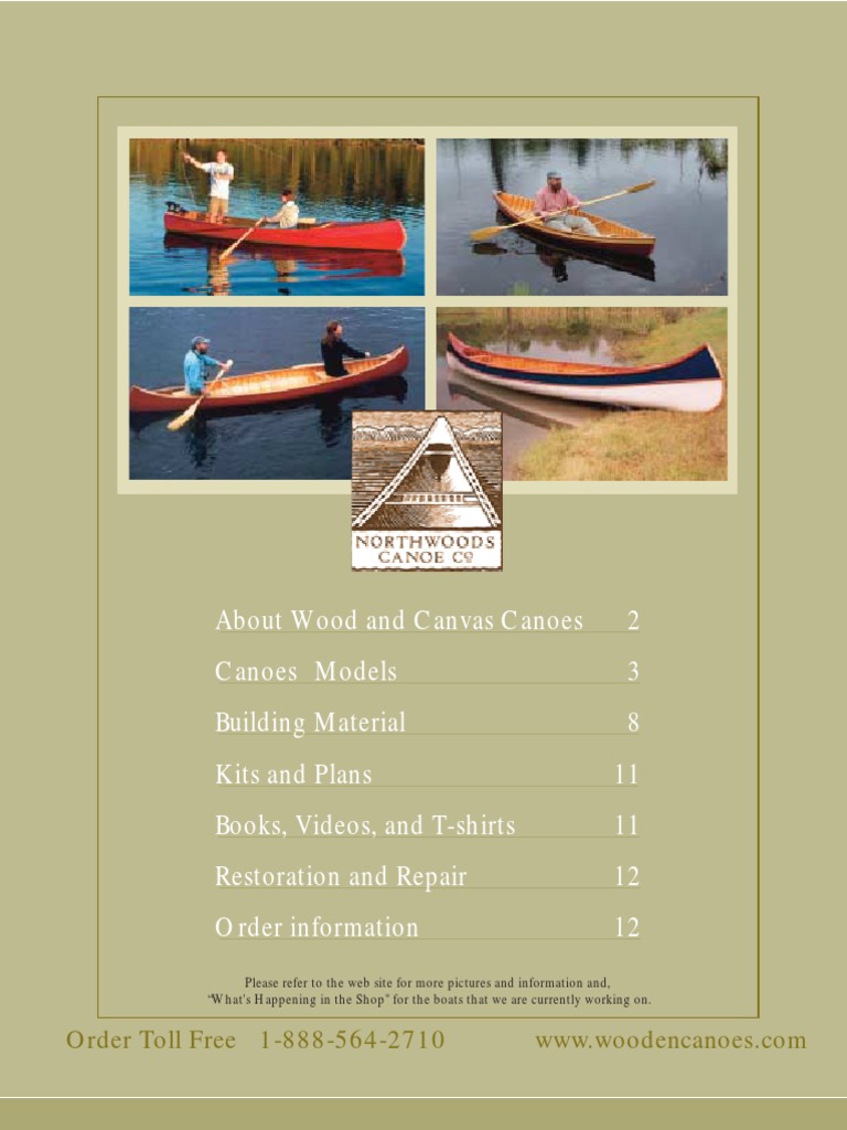 Custom Wooden Canoe Models Overview | PDF | Canoe | Kayak