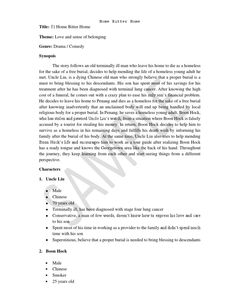 Script Sample | PDF | Mystery, Thriller & Crime Fiction