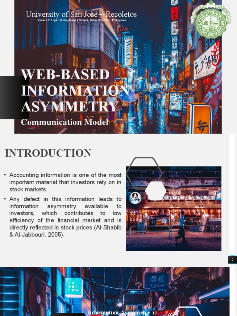 Web-Based Information Asymmetry | PDF | Information | Financial Statement