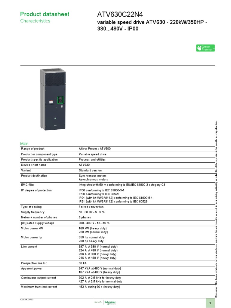 Altivar Process ATV600 - ATV630C22N4 | PDF | Electric Motor | Relay