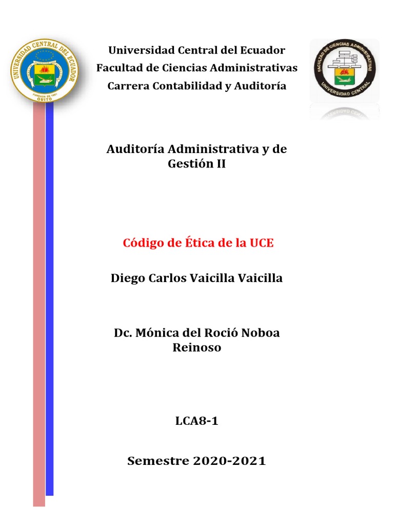 Mapa Código de Ética UCE | PDF