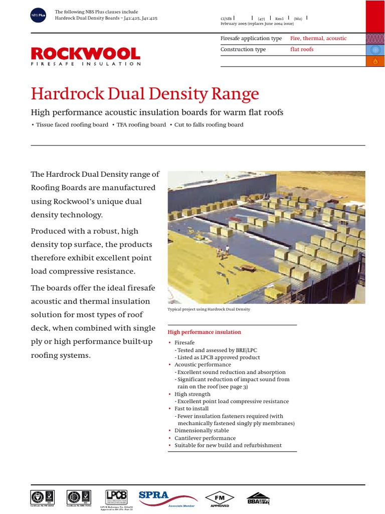Hardrock Dual Density Range: High Performance Acoustic Insulation ...