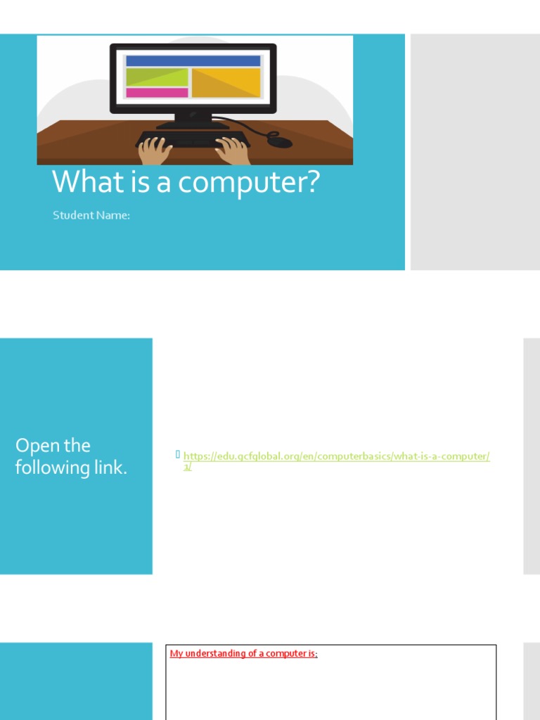 1 - What Is A Computer | PDF | Personal Computers | Tablet Computer