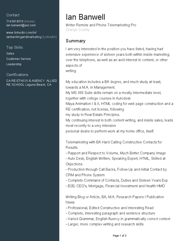 Ian Banwell: Contact | PDF | World Wide Web | Internet & Web