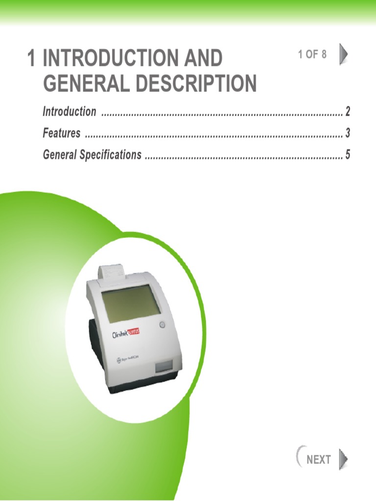Bayer Clinitek - Service Manual1 | PDF