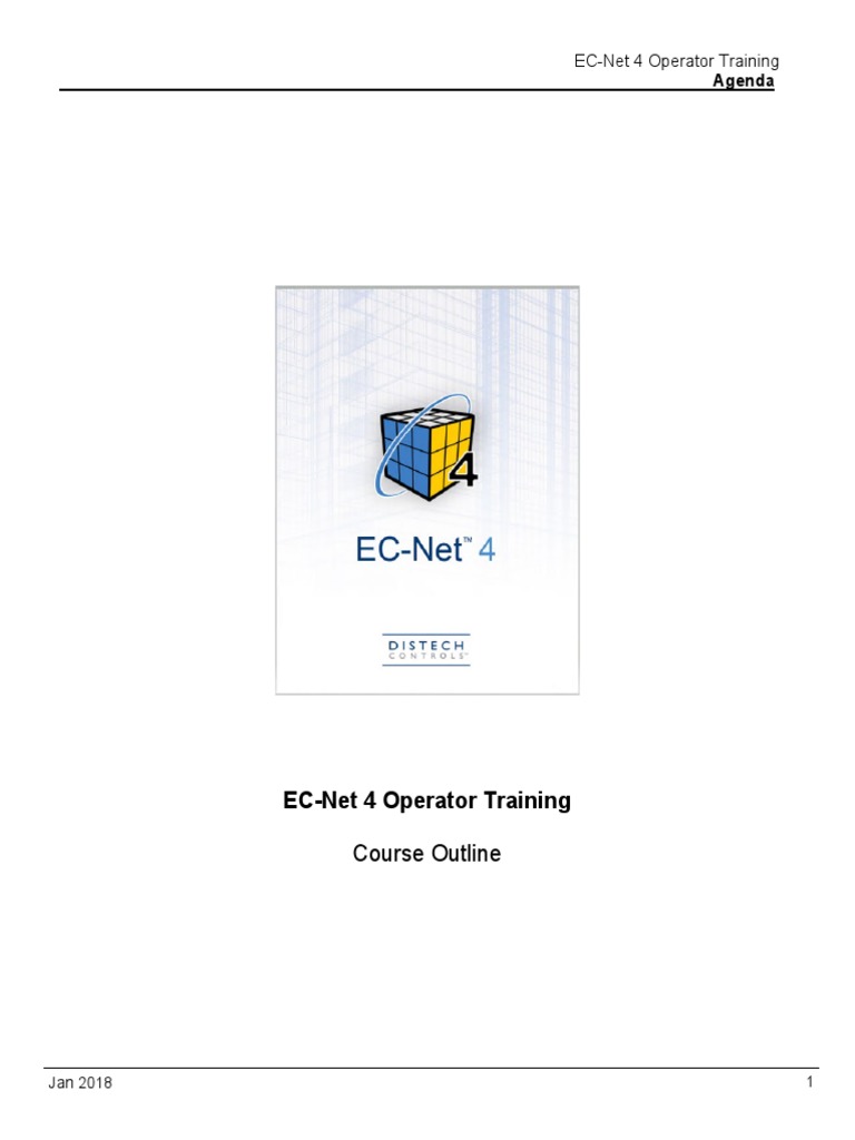 4101 EC-NET4 Operator - Course Outline | PDF