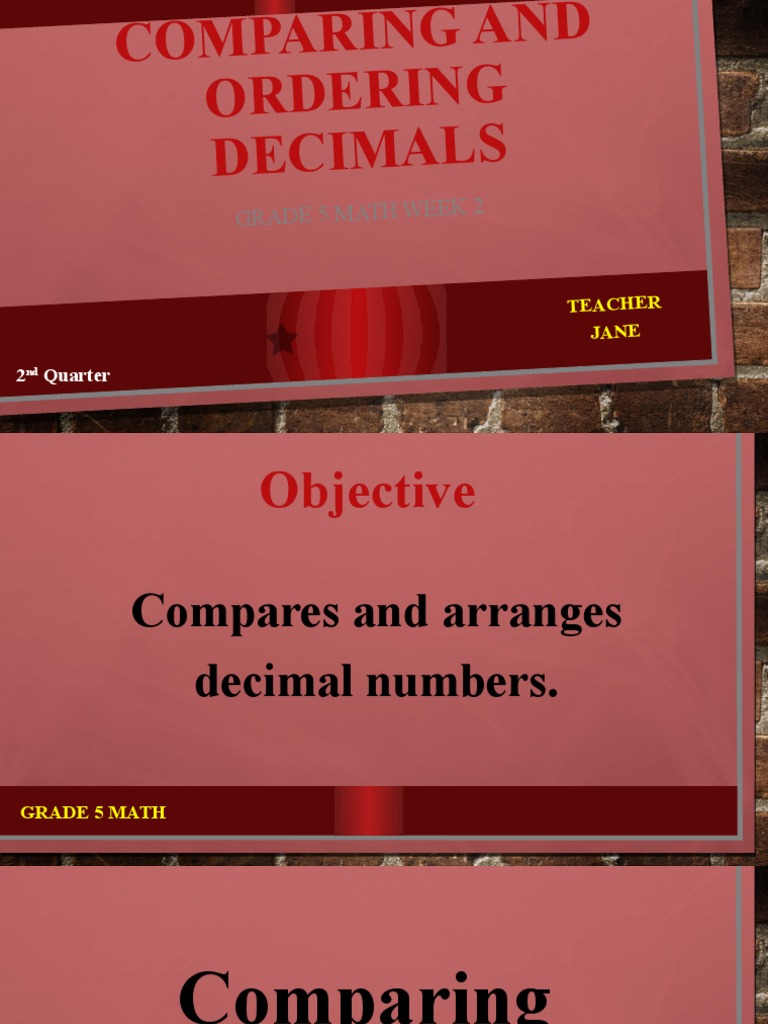 Grade 5 Week 2 (Q2) | PDF | Numbers | Mathematical Concepts