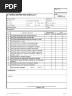 Rack Inspection Checklist | PDF