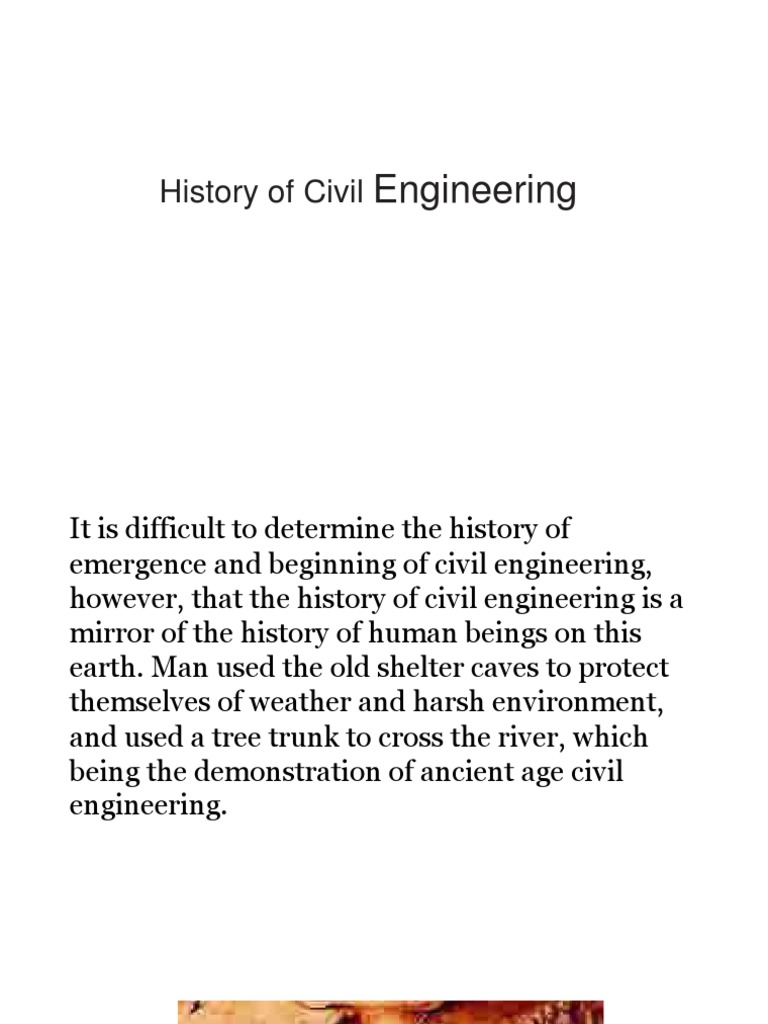 History of Civil Engineering PDF | PDF | Surveying | Civil Engineering
