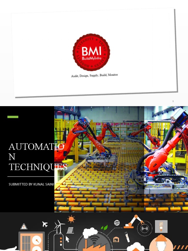 Kunal Saini - BMI Presentation | PDF | Automation | Scada