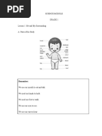 Module in English Grade 1 | PDF | Semiotics | Human Communication