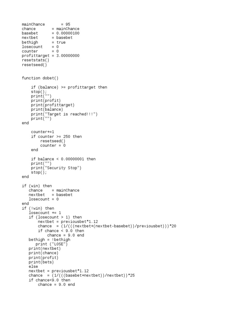 Dicebot Recovery Script | PDF